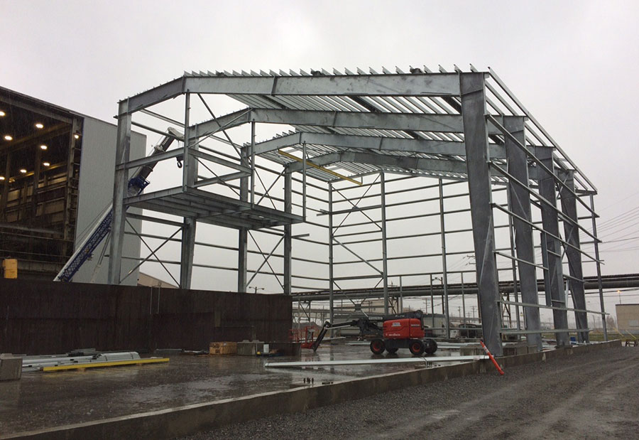 Vale Concentrate Load-Out Building | Crane Steel